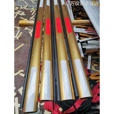 新品可开票对公金色椭圆道闸杆道闸杆 捷一顺椭圆杆80*50椭圆胶条