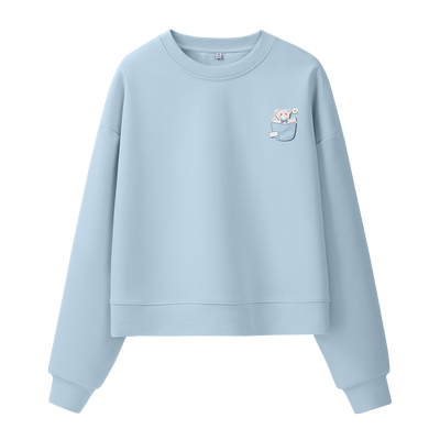 真维斯春秋圆领卫衣女独特别致