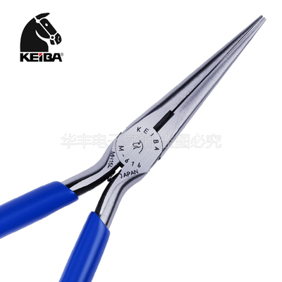 KEIBA马牌剪钳电子尖嘴钳长咀钳5寸6寸夹持钳M-615 616 616F进口