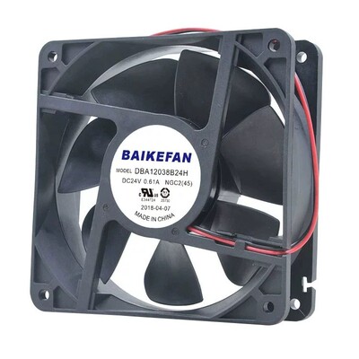 原装BAIKEFAN佰和金采 DBA12038B24H 24V 散热风扇 0.61A 12cm