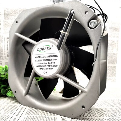 全新DOREEN AR22580H22BL AC220V 0.40A 金属大风机机箱散热风扇