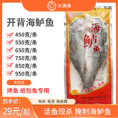 大满通七星海鲈鱼烤鱼半成品商用