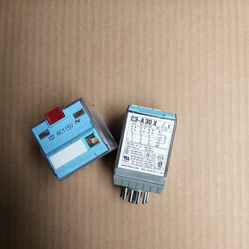 RELECO西班牙 C3-A30 C3-A30X工业继电器AC115V_虎窝淘