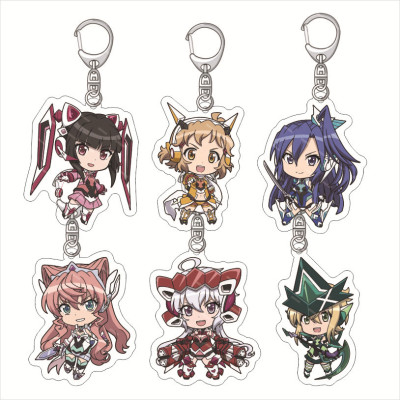 战姬绝唱 Symphogear 钥匙扣 立花响 风鸣翼 天羽奏亚克力 挂件