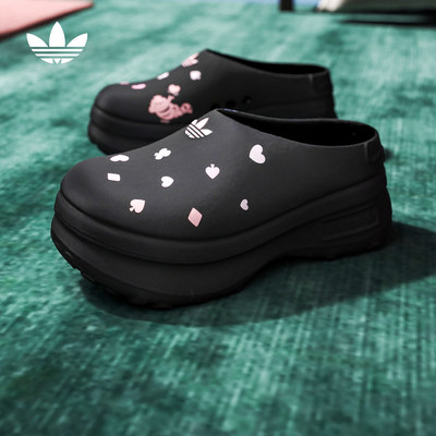 adidas阿迪达斯三叶草2026夏女迪士尼联名款趣味凉鞋穆勒鞋KH5901