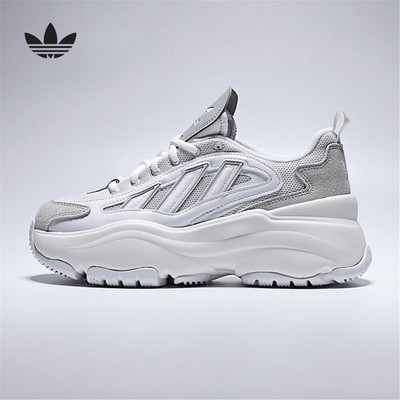 adidas阿迪达斯三叶草厚底老爹鞋夏季女OZGAIA显高休闲鞋 KJ7308