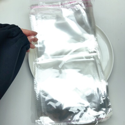 P26约18X30CM自粘袋半斤约100个diy手工材料配件满30包邮