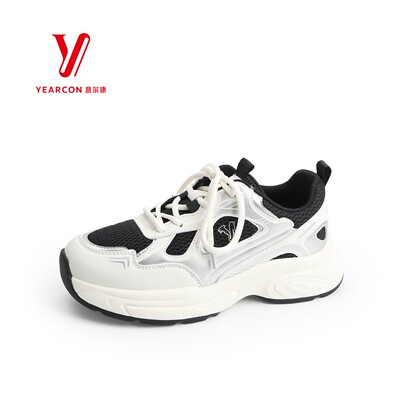 意尔康休闲鞋女舒适百搭老爹鞋