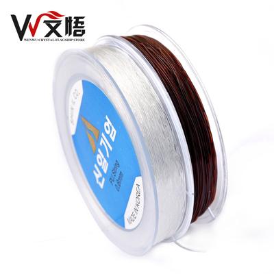 透明水晶手串绳弹力珠子文玩