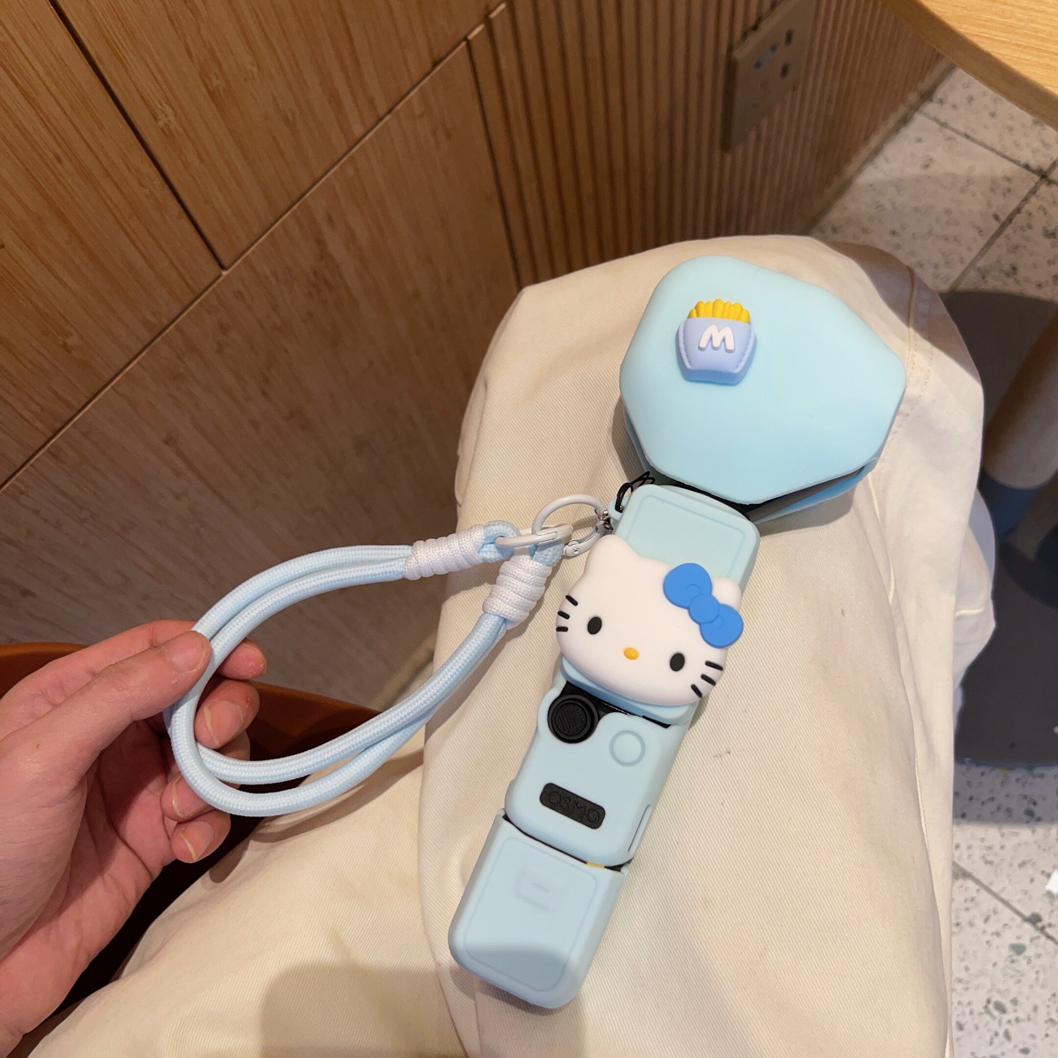 可爱大疆pocket4p硅胶套保护软胶口袋云台运动相机配件保护套4pro