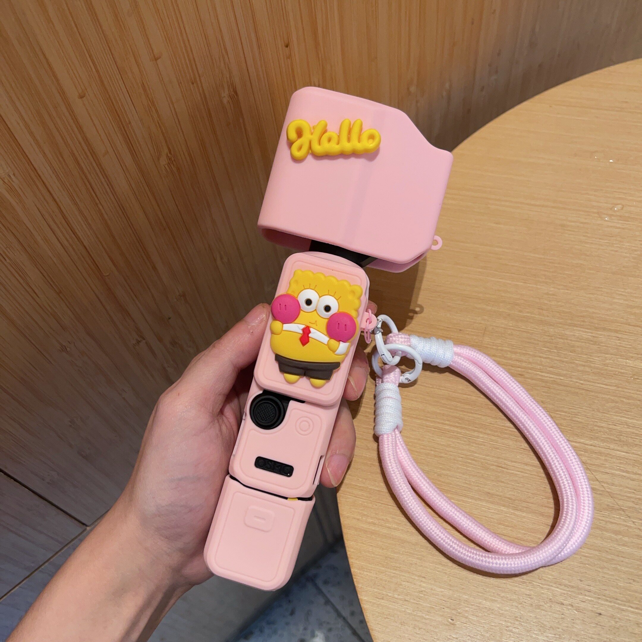 大疆pocket4pro硅胶保护动漫软胶相机配件运动相机保护套pocket3