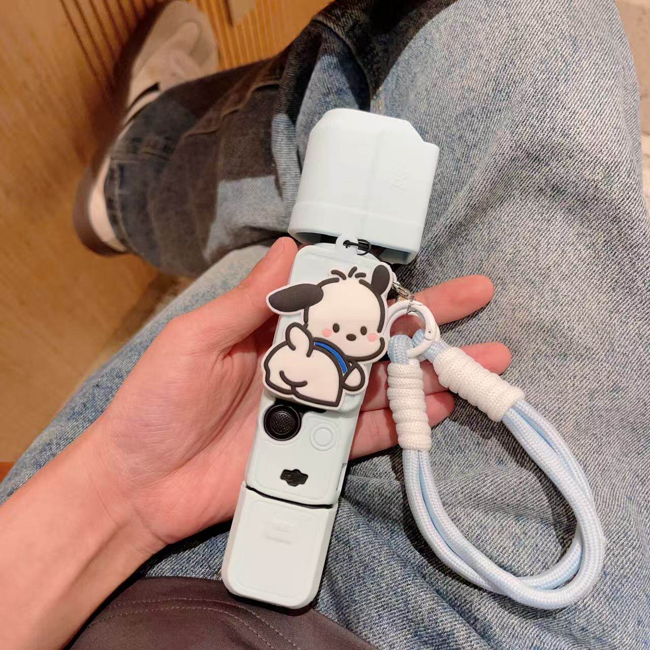 大疆pocket4硅胶保护小狗软胶口袋相机配件运动相机保护套pocket3