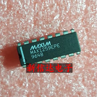 MAX1259EPE    原码进口芯片 现货测试好 【直插DIP16】