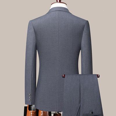 男士春秋季套西服装羊毛商务8988-L正西装结婚西新郎装礼服职业装