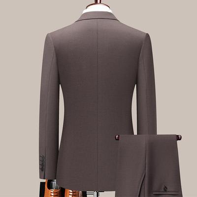 款年秋季新中男郎士高档西服套装商务休闲婚礼9907-L新郎伴修身西