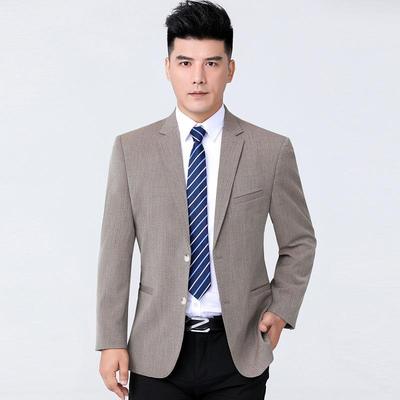 牌秋冬款羊毛务888370呢西服男装时尚中年爸品爸装商休闲单西外套