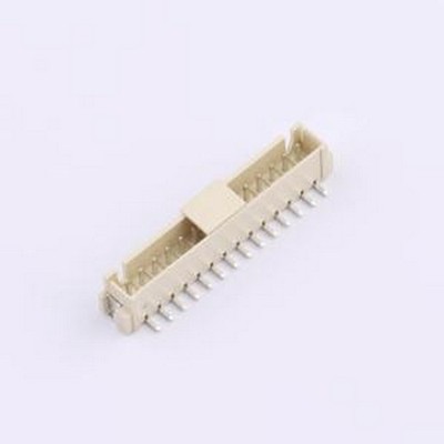 WF-1E254A14P 线对板针座 间距2.54mm 立贴 1x14P SMD,P=2.5mm