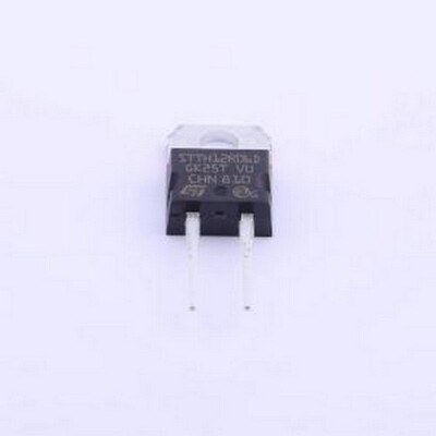 STTH12R06D 快恢复/高效率二极管 电压:600V 电流:12A TO-220-2