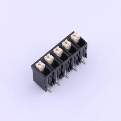 JL212V-SMT-50005BP1 弹簧式接线端子 1x5P 5mm 每排P数:5 排数:1
