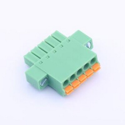 KF2EDGKNM-3.5-5P 插拔式接线端子 螺丝固定 1x5P 3.5mm 排数:1