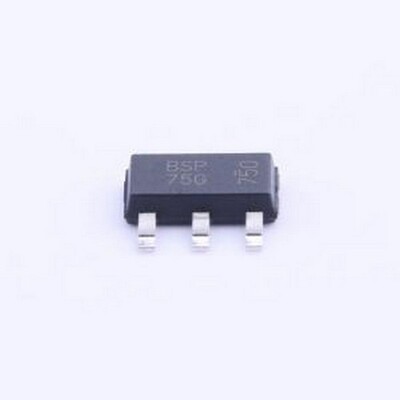BSP75GTA 场效应管(MOSFET) 1个N沟道 耐压:60V 电流:1.4A SOT-22