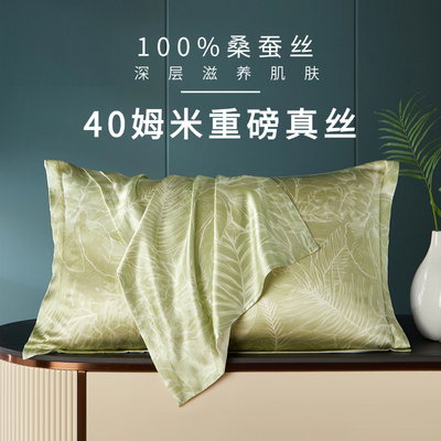 100%桑蚕丝印花枕套礼盒装