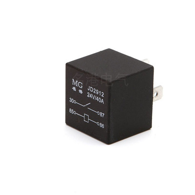 汽车12V24V4脚5脚直流电继电器