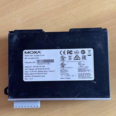 议价MOXA摩莎 ioLogik E1214 远程以太网I/O模(维修)