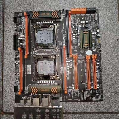 议价华南X99 F8D双路主板，功能测试正常，带档板！（维修）
