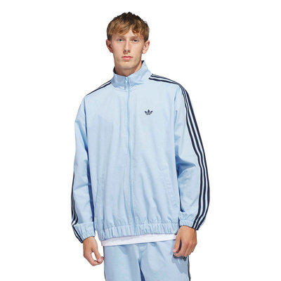 Adidas阿迪达斯三叶草三条纹经典夹克春TRACK TOP男子外套 KT4476