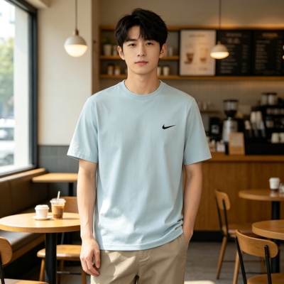 Nike/耐克正品当季新款男士圆领柔软亲肤短袖T恤DV9840-309