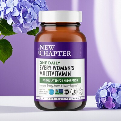 保税发NewChapter美国新章女士女性复合维生素矿物质96粒每日一粒
