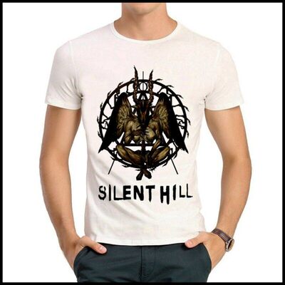 slient hill T-shirt 寂静岭 T恤 欧美潮流T恤 白色短袖 T恤 男女