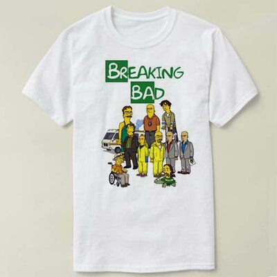 Breaking Bad Heisenberg 绝命毒师 DIY 定制Tee Shirt T恤 b