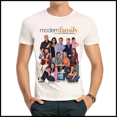 Modern Family T-shirt 摩登家庭 T恤 白色短袖 美剧摩登家庭 T恤