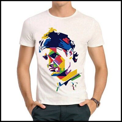 罗杰 费德勒 恤 白色 费德勒短袖T恤 男女 Roger Federer T-shirt
