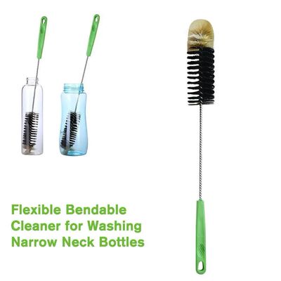 40cm Long Handle Water Bottle Brush Flexible Bendable Cleane