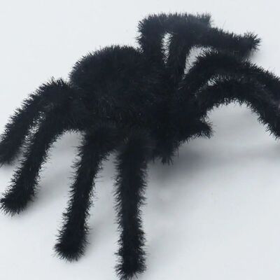 Simulation Spider Ornaments Funny Halloween Plush Spider Rea