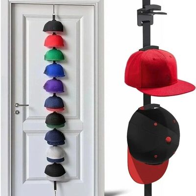 Over Door Baseball Cap Rack Holding Up To 10 Hats Space-savi