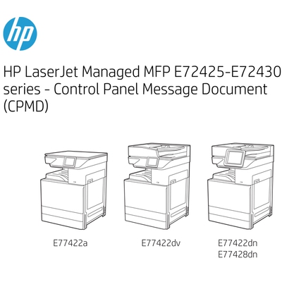 维修资料 惠普HP E77425/E77430打印机拆机手册服务手册故障代码
