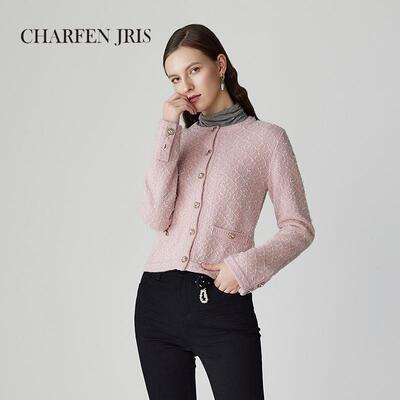 CHARFEN春季新款小香风针织开衫