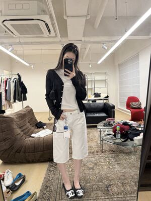 oker章壳儿正品～天丝亚麻针织开衫百搭韩系毛衣26春季新款A768