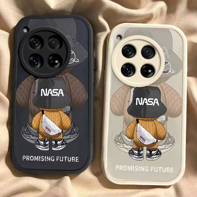 适用一加12手机壳1+ace3v全包1加11+ace2v保护壳防摔oppo背影潮熊一加ACE2pro硅胶套oneplusaec竞速版9R女8t