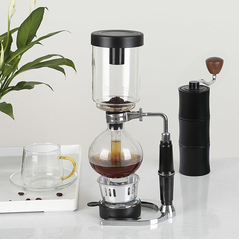 家用虹吸式咖啡壶手动煮咖啡器具套装礼盒玻璃上下壶配件咖啡机