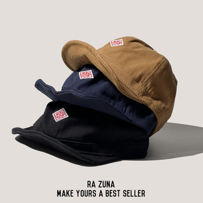 软顶复古工装男女春夏软檐短檐