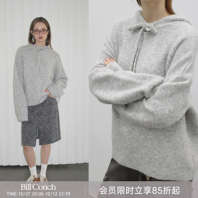 Billconch宽松连帽毛衣