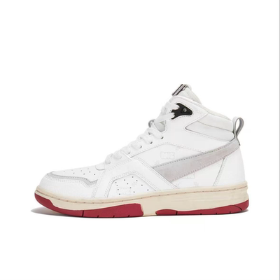 李宁LNG运动系列男士圆头系带舒适休闲百搭高帮板鞋LGLT001