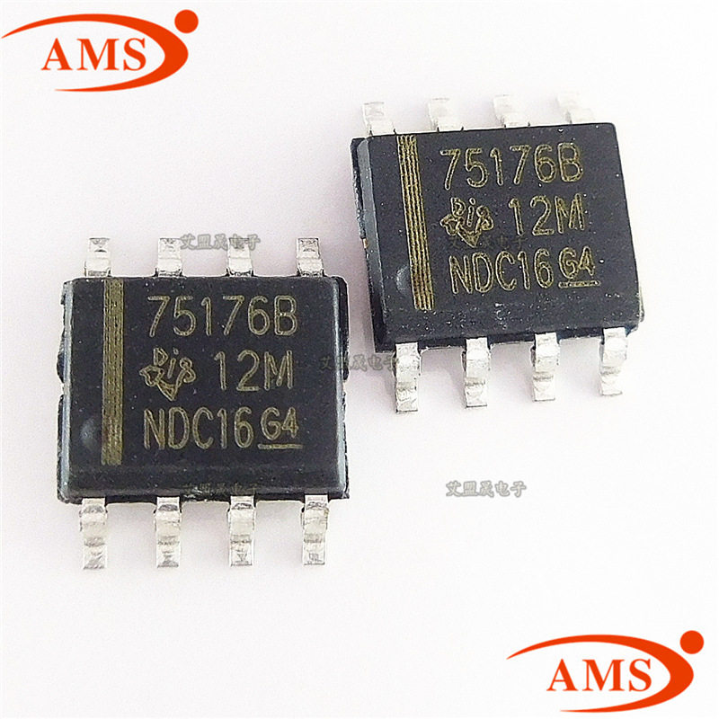 SN75176BDR 丝印:75176B SOP-8贴片 通信收发接收器IC 全新现货