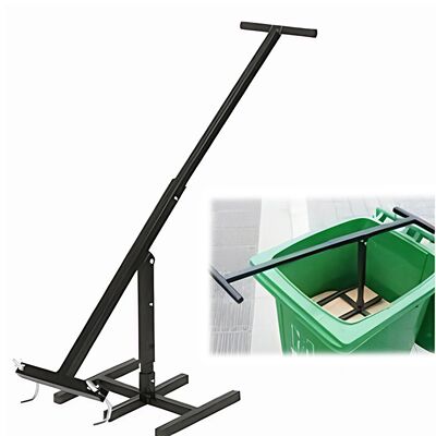 Compacting Trash Can Tool Adjustable Touchless Trash Bin