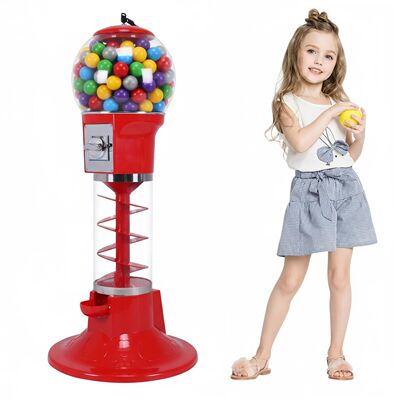 Big Spiral Gumball Bank with Stand Standing Candy Dispense